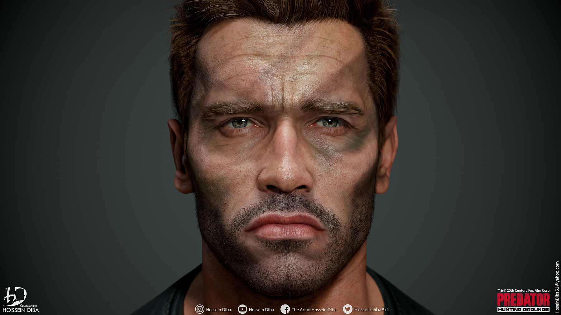 3D Model of Dutch 1987(Real time) - Predator: Hunting Grounds ...