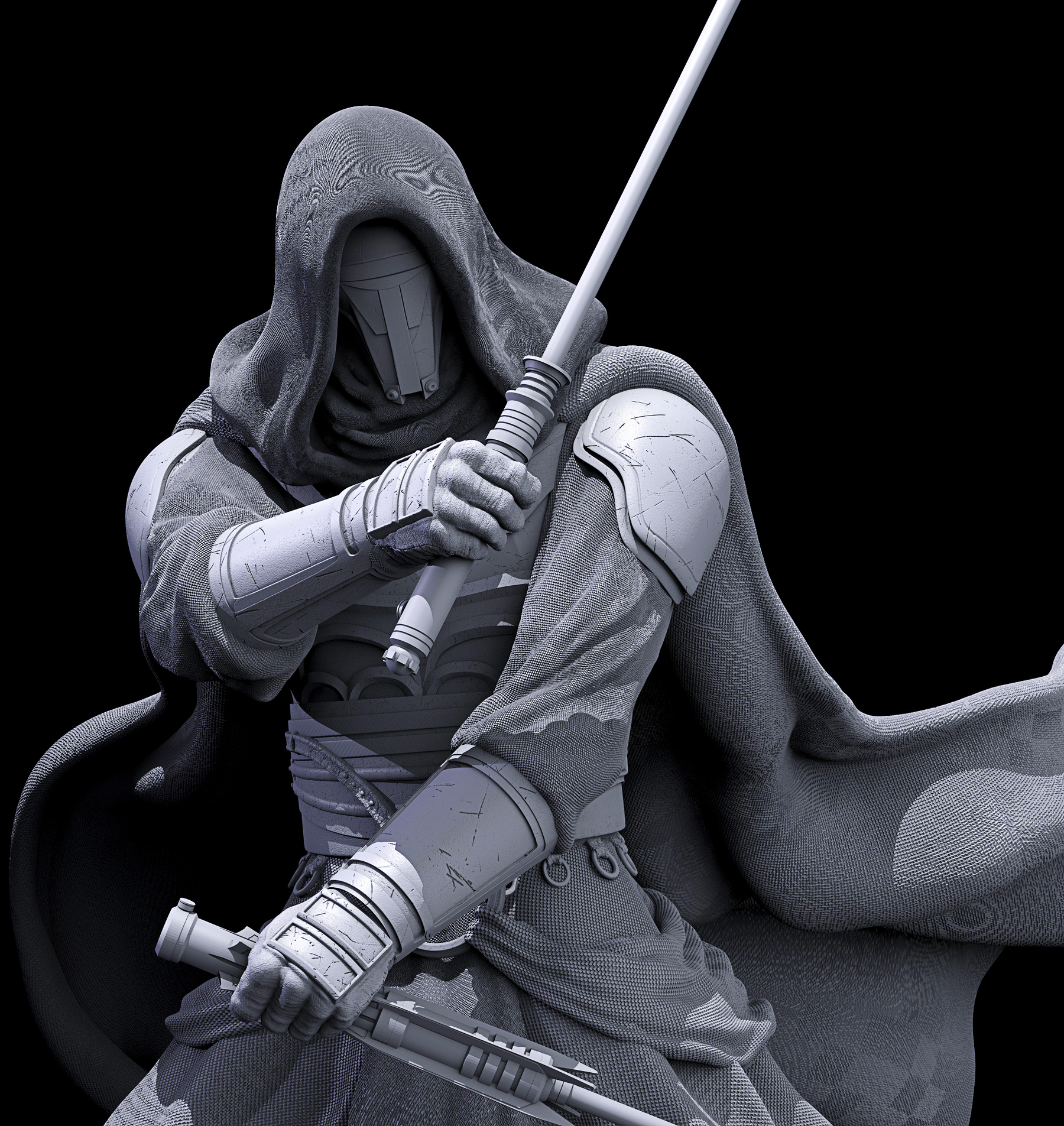 Darth Revan Statue - ZBrushCentral