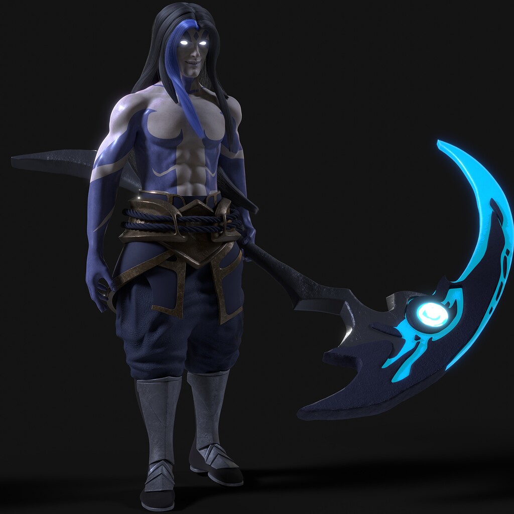 Shadow Assassin Kayn (League Of Legends Fanart) - ZBrushCentral