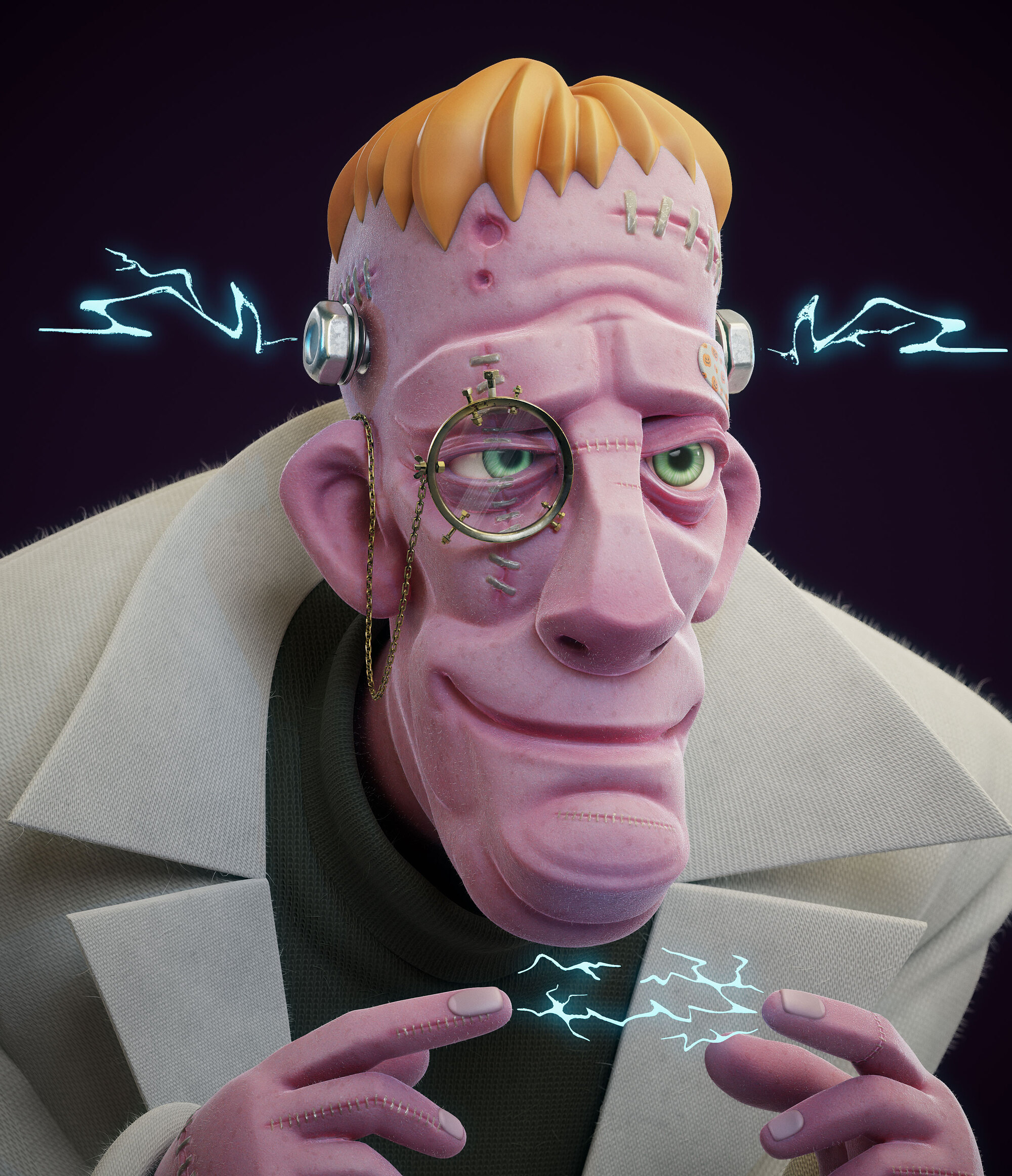 Scientist : Frankenstein - ZBrushCentral