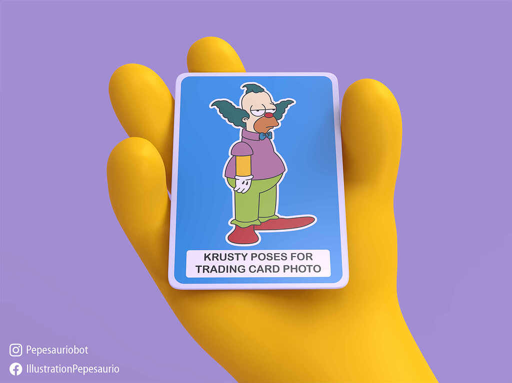 Krusty Card - ZBrushCentral