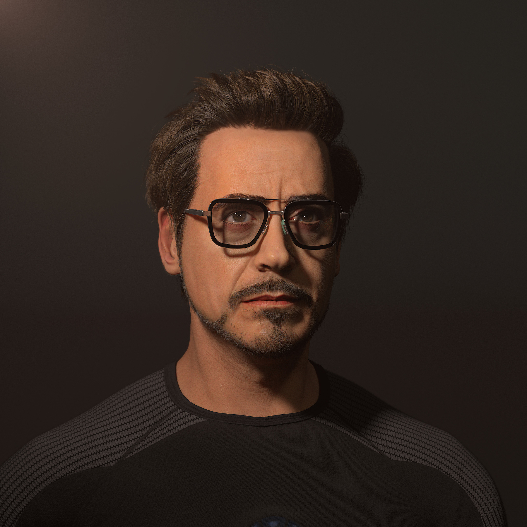 3D Portrait of Tony Stark - ZBrushCentral