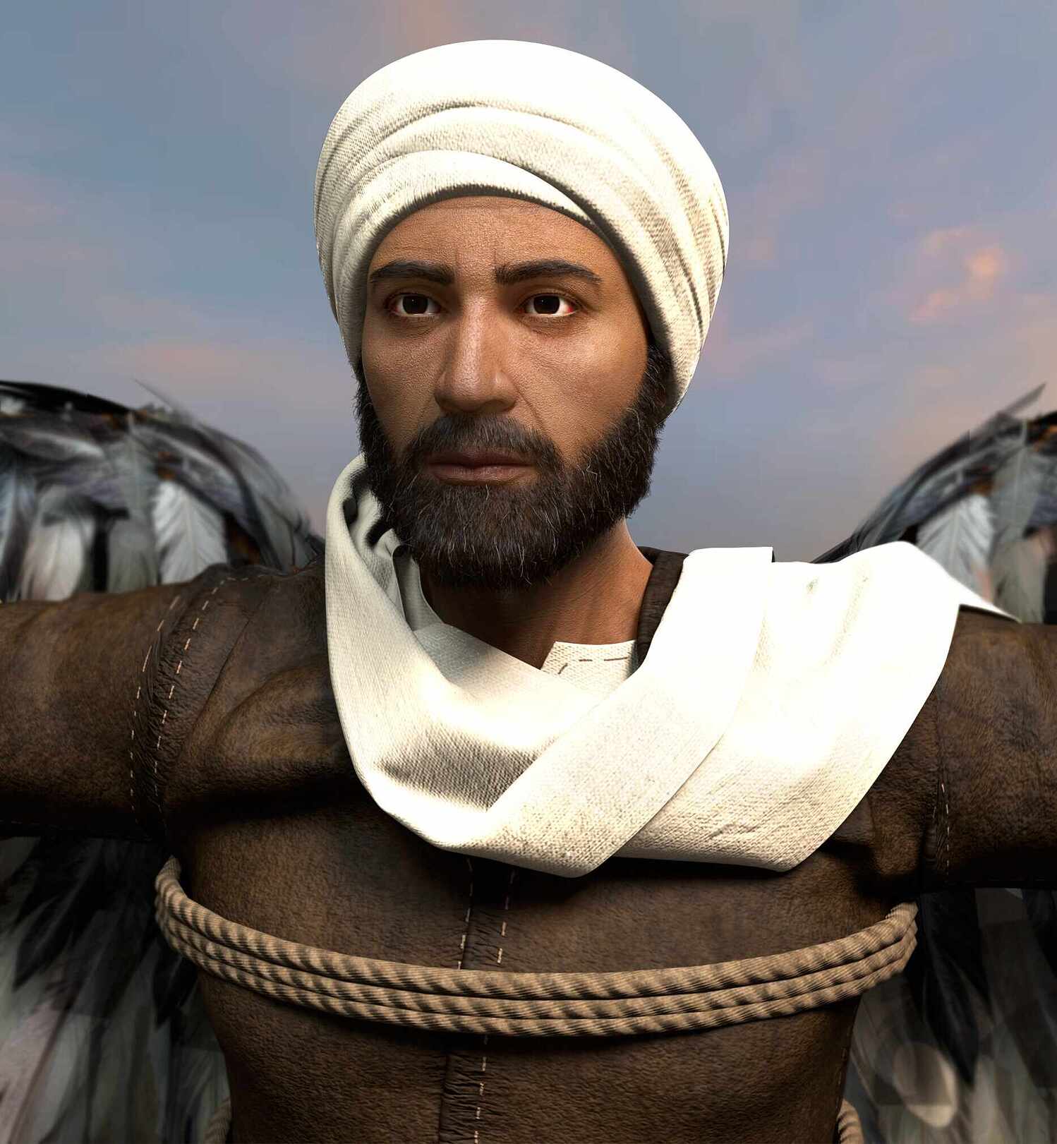Abbas ibn Firnas (Fly Baghdad advertising ) - ZBrushCentral