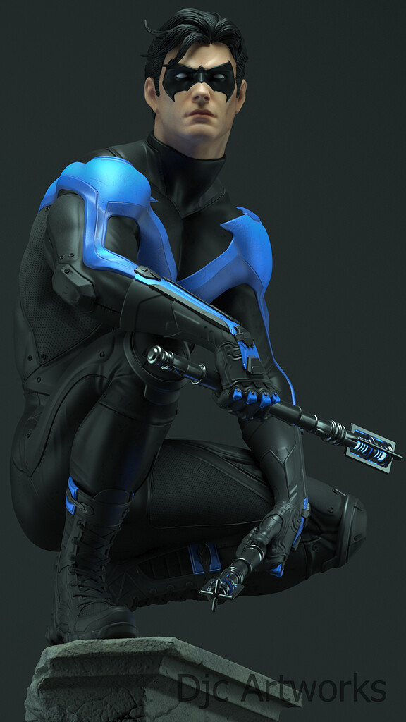 Nightwing portfolio piece - ZBrushCentral