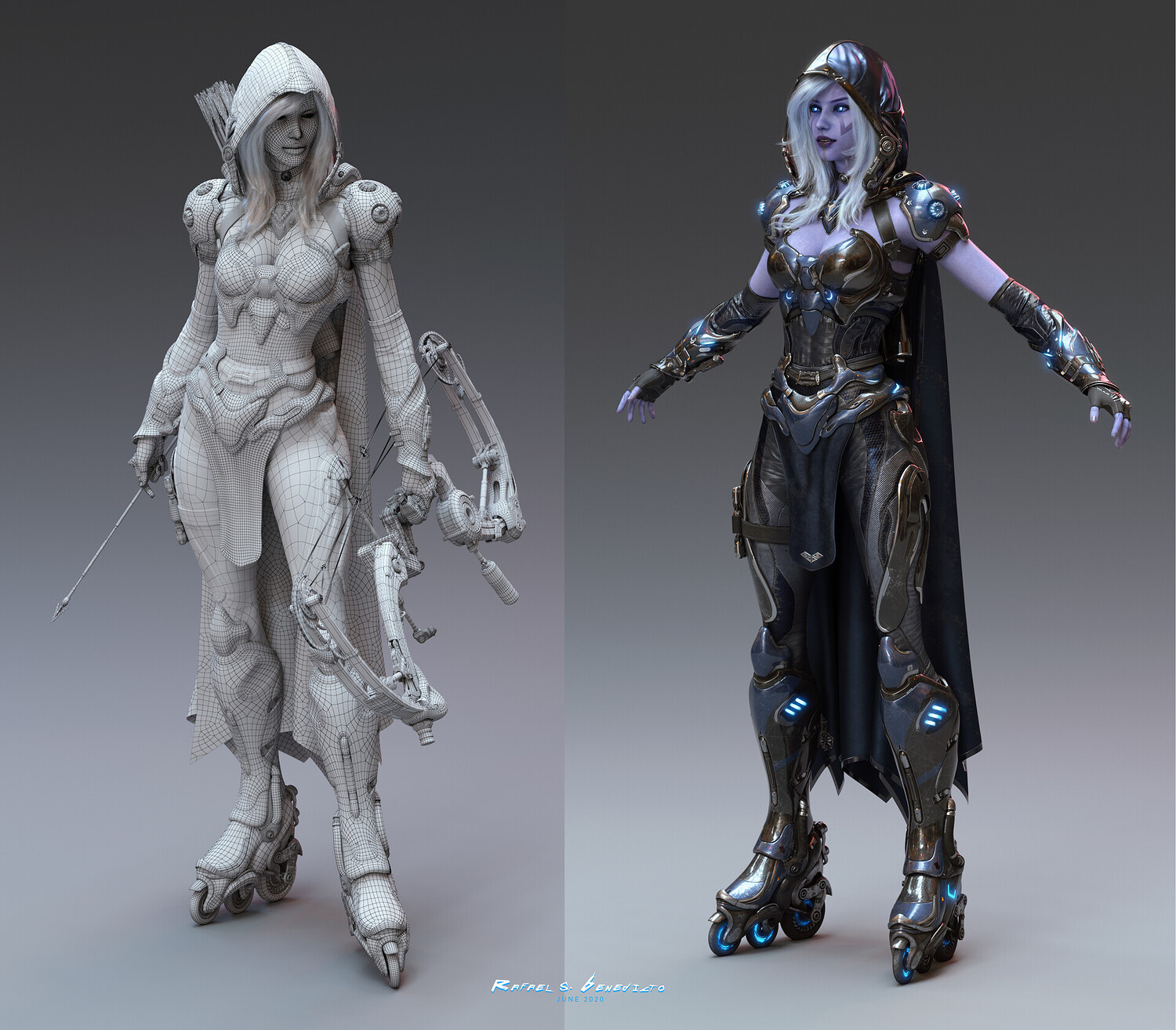 Urban Drow Ranger - ZBrushCentral