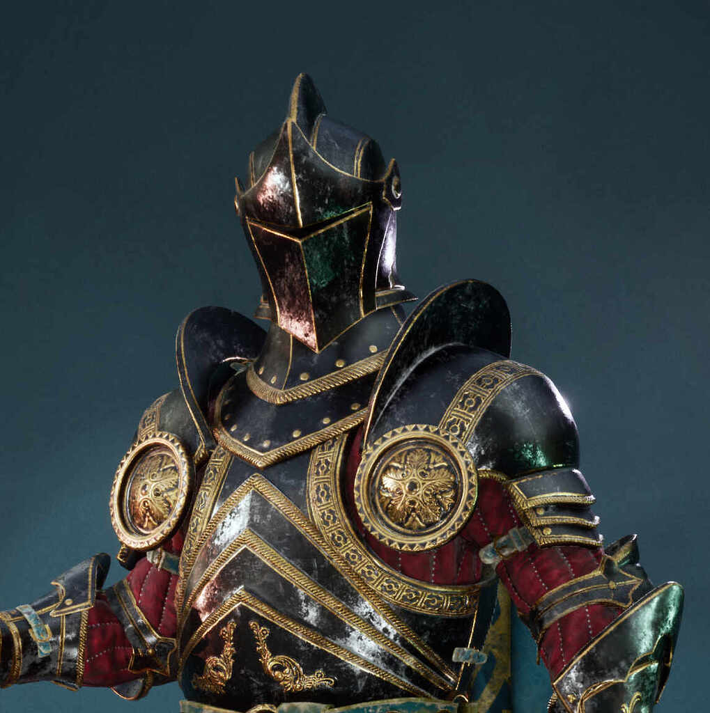 Crimson Knight - Real Time Character - ZBrushCentral