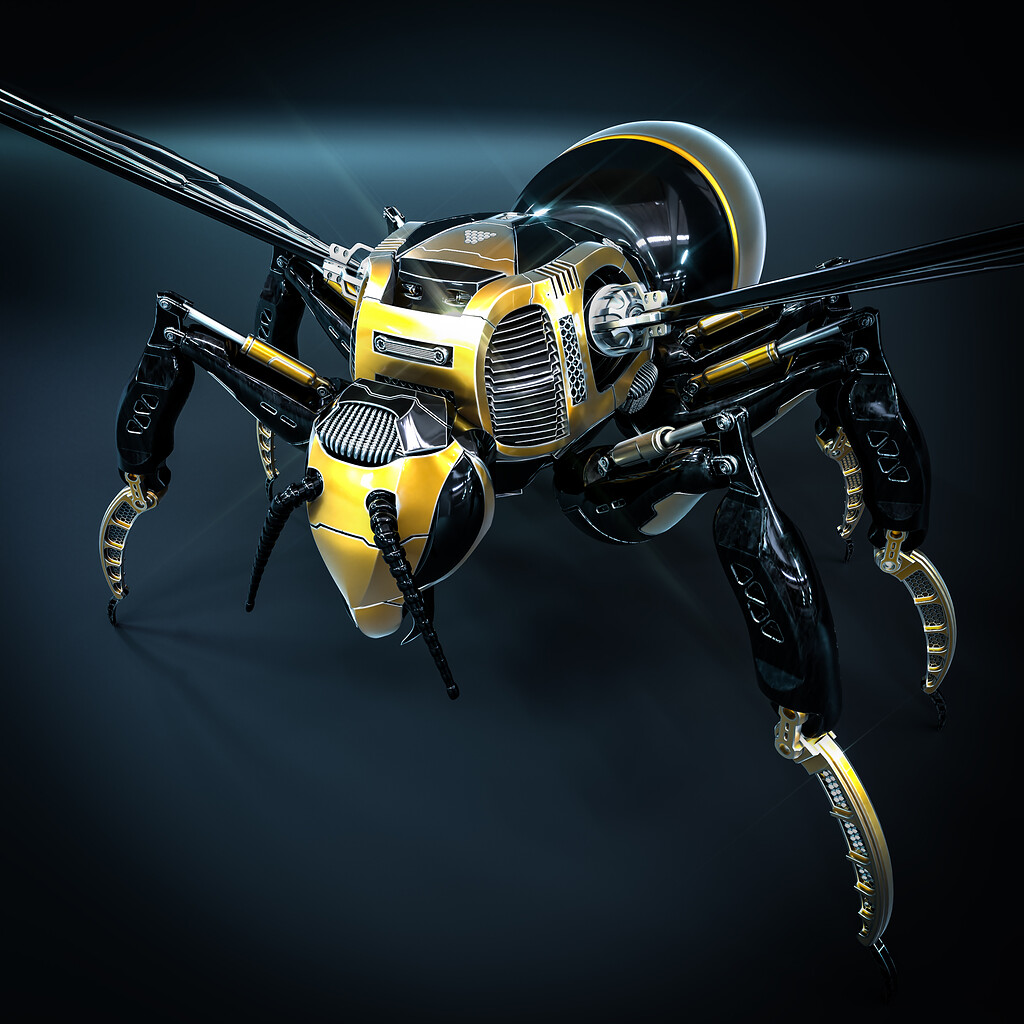 Bee Mech - ZBrushCentral