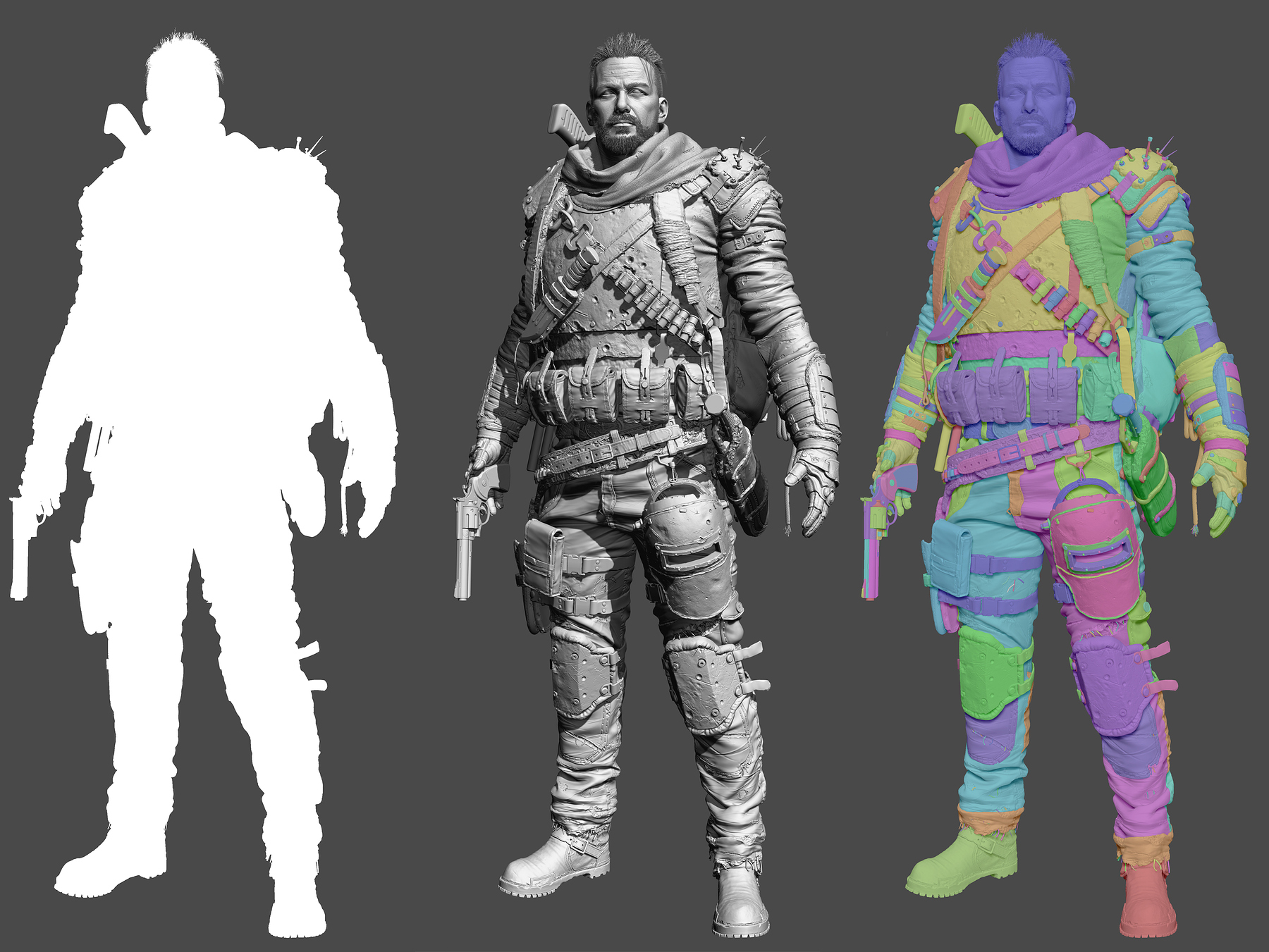 realtime character:Ranger of apocalyptic - ZBrushCentral