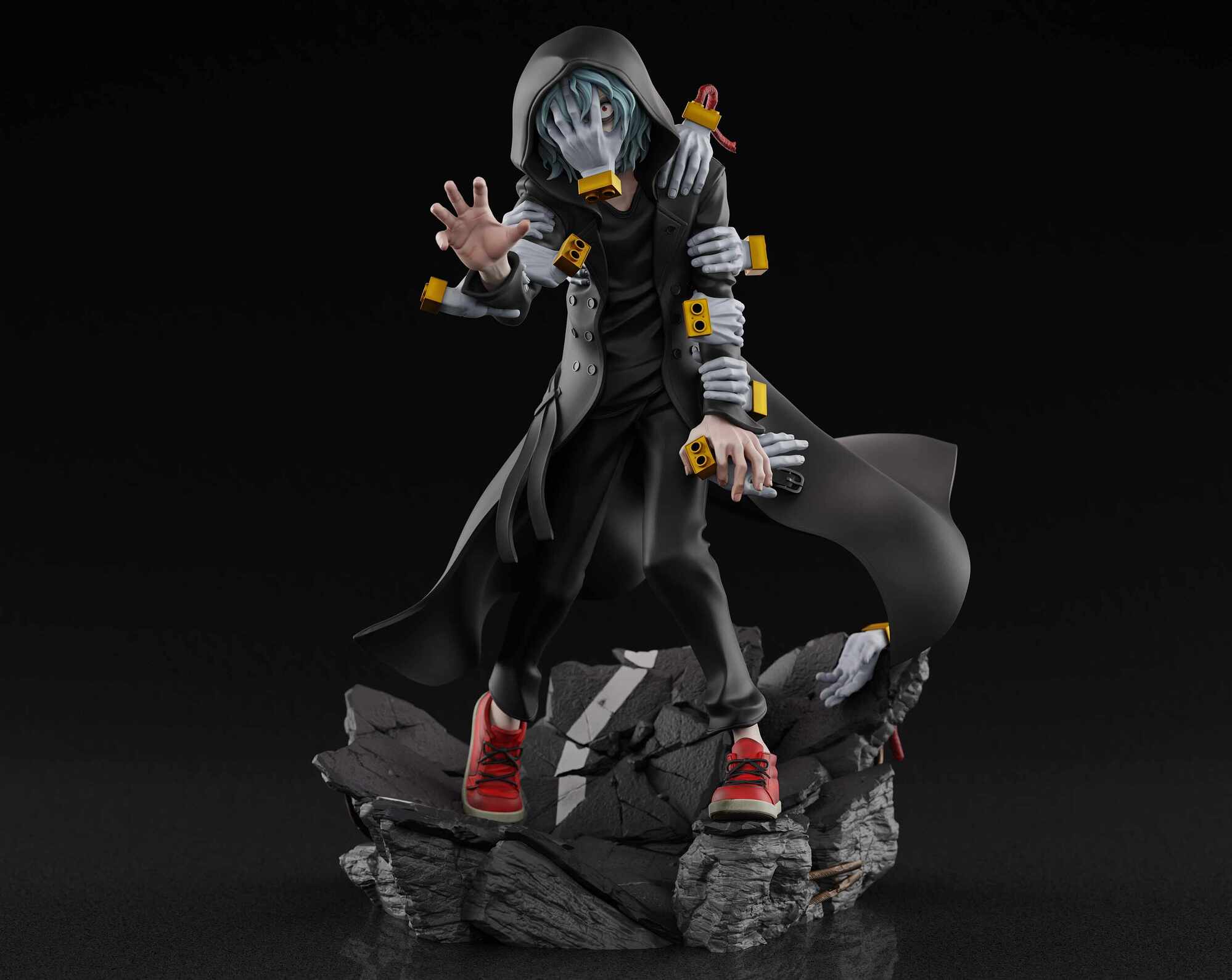Tomura Shigaraki - My Hero Academia Fanart - ZBrushCentral
