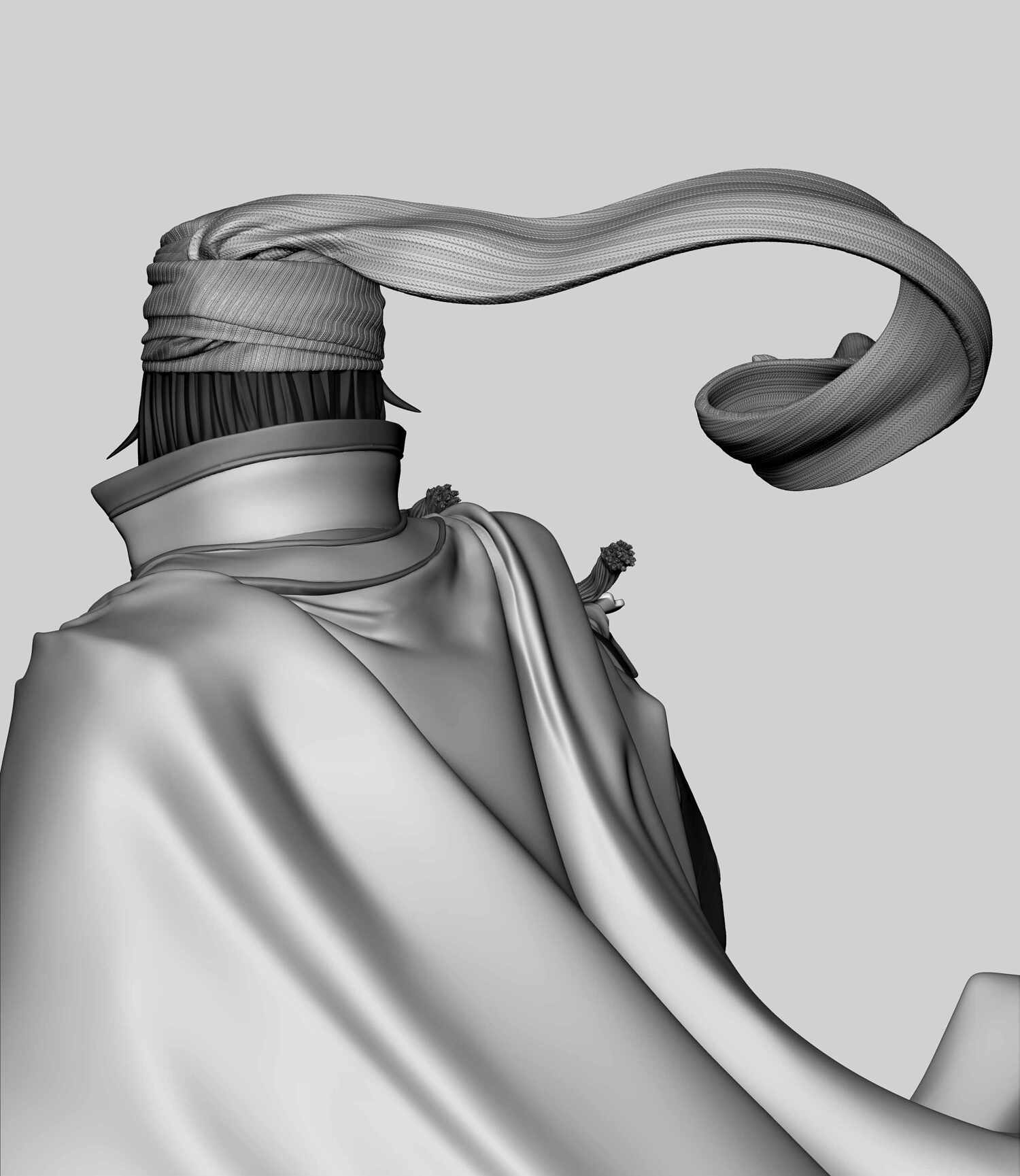 Kuchiki Byakuya - Bleach statue - ZBrushCentral
