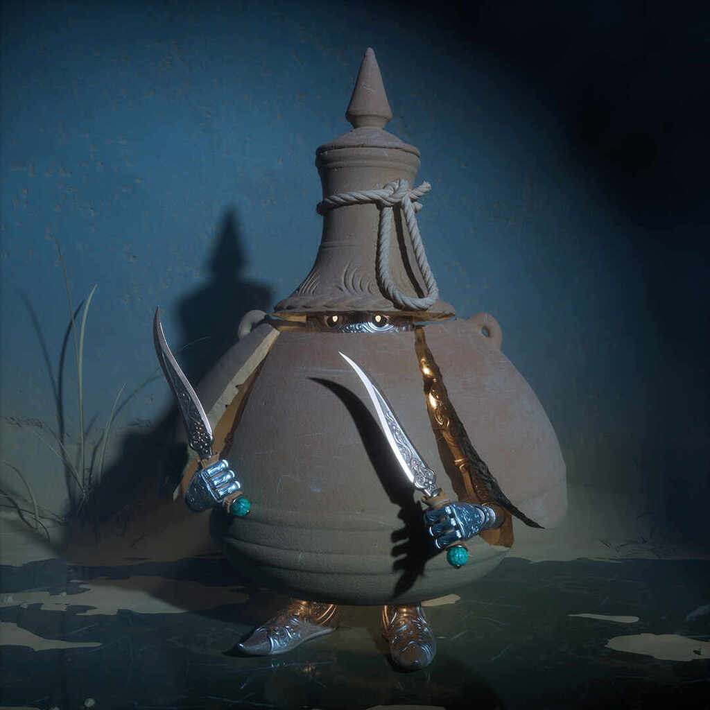 Orientalpunk - Assassin Pot - ZBrushCentral