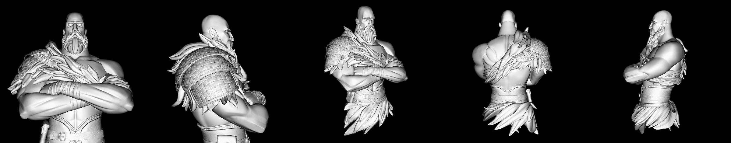 Stylized Kratos (God of War) - ZBrushCentral