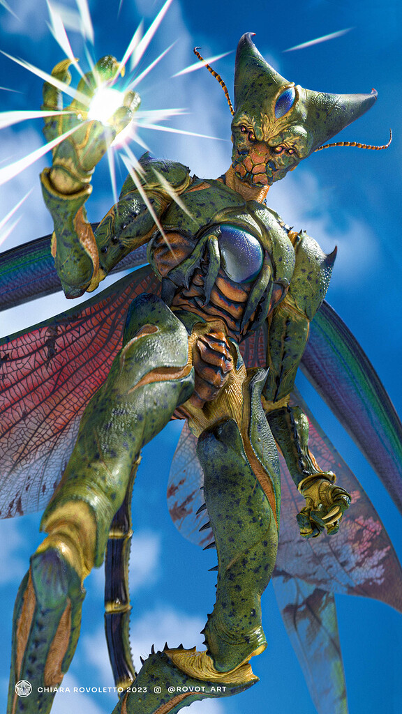 Flying Imperfect Cell Tribute - ZBrushCentral