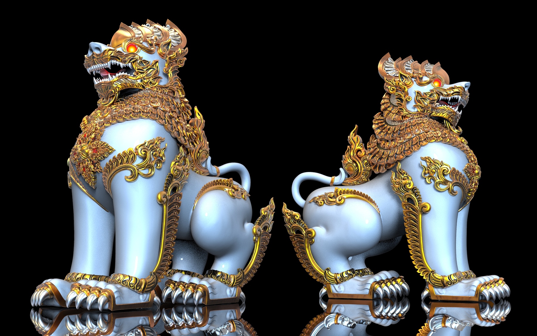 Myanmar Traditional Lion - ZBrushCentral