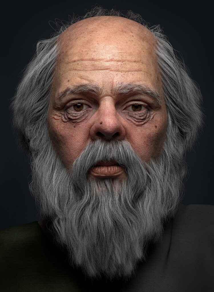 Socrates : the father of philosophy - ZBrushCentral