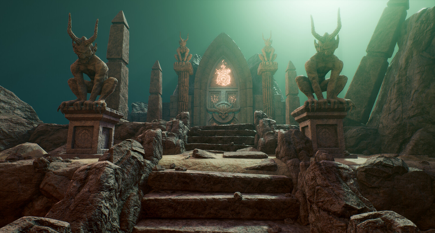 "Gate to sanctuary" (Diablo 4 fan art) - ZBrushCentral