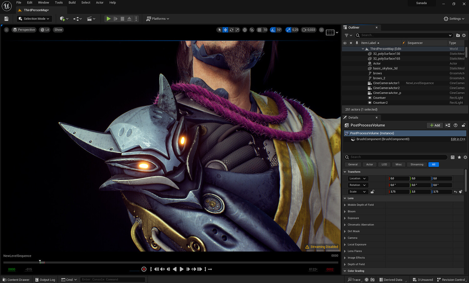 Sanada | Unreal Engine 5 | Neo Tokyo: Exponential Reality - ZBrushCentral