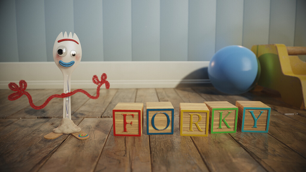 Forky from Toy Story 4 - ZBrushCentral