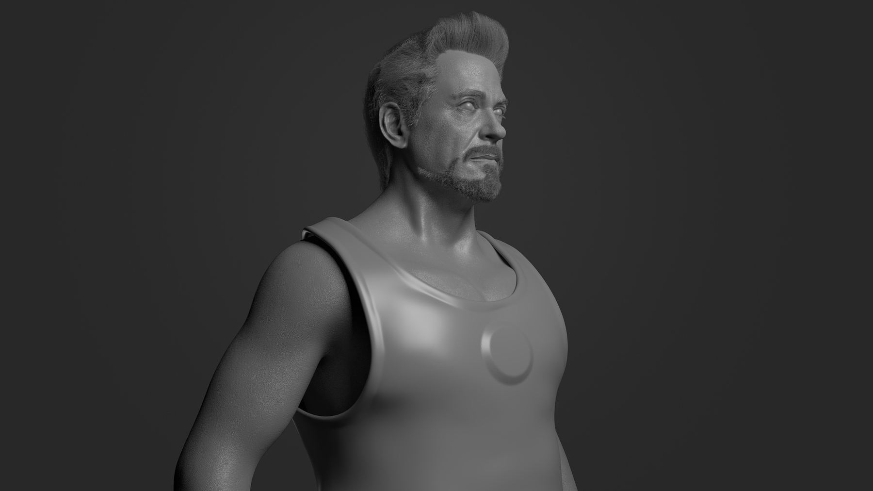 3d Portrait of Tony Stark - ZBrushCentral
