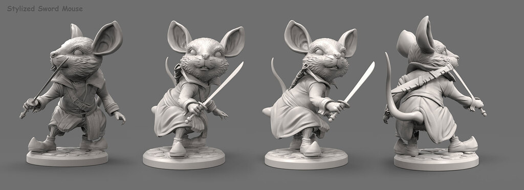 Stylized Sword Mouse - ZBrushCentral
