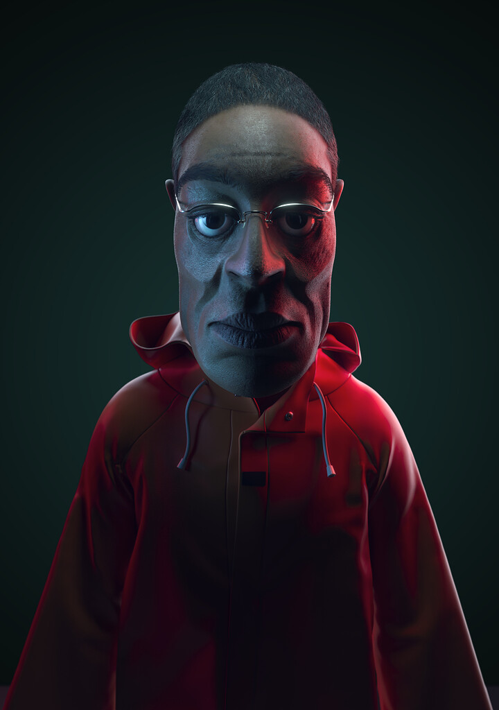Gus Fring portrait - ZBrushCentral