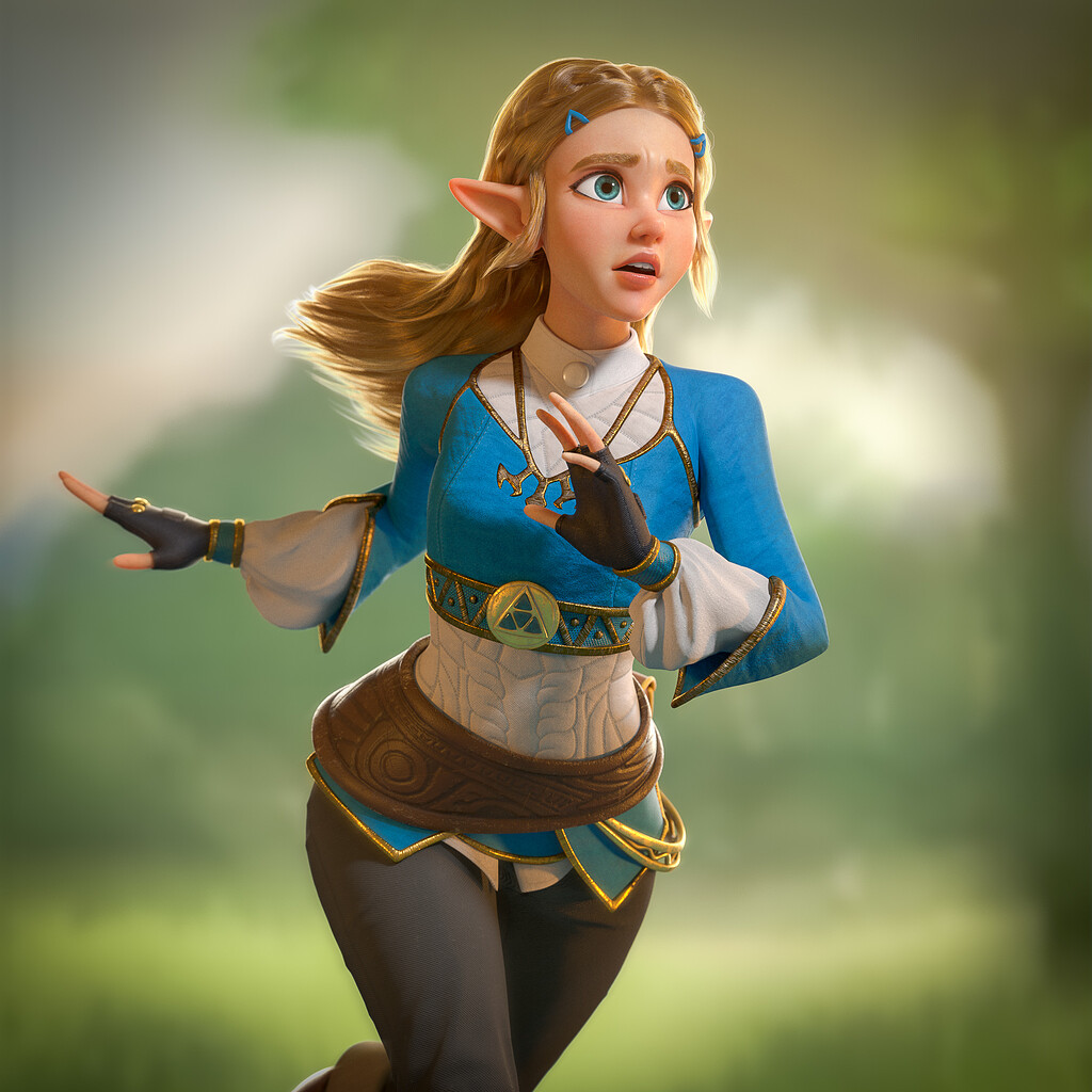 Zelda BOTW Fanart - ZBrushCentral