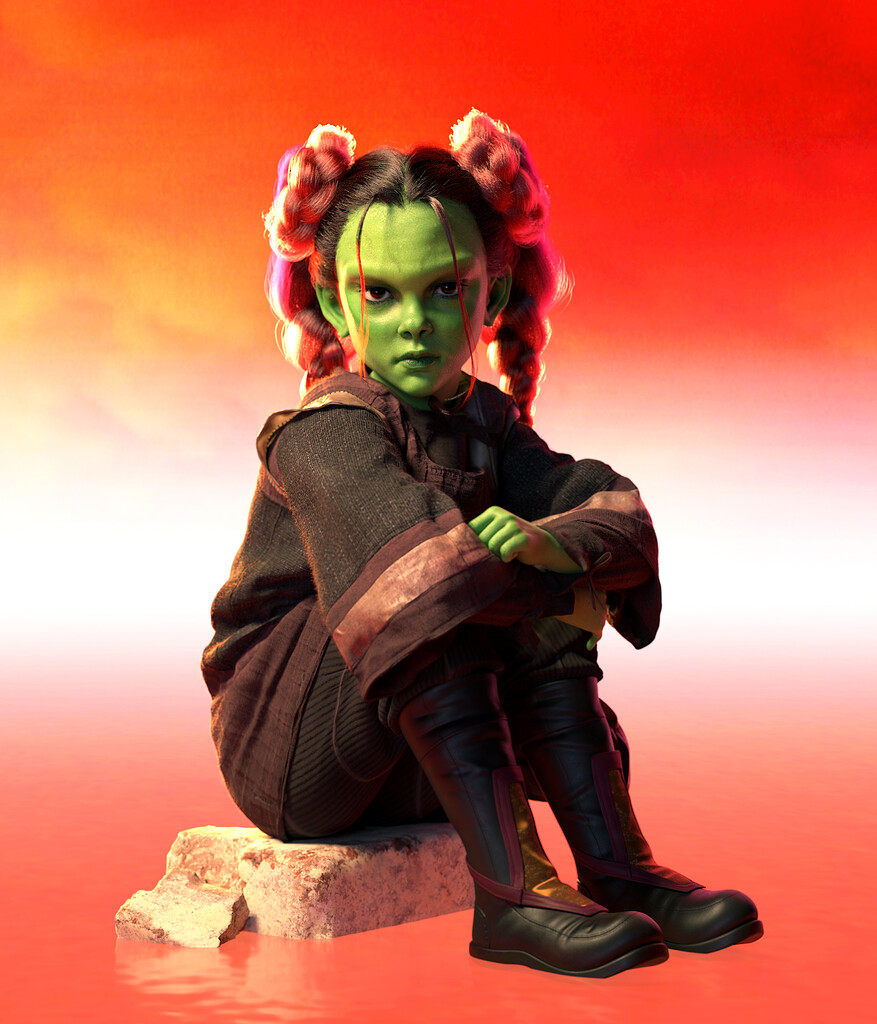 Young Gamora - Avengers: Infinity War - ZBrushCentral