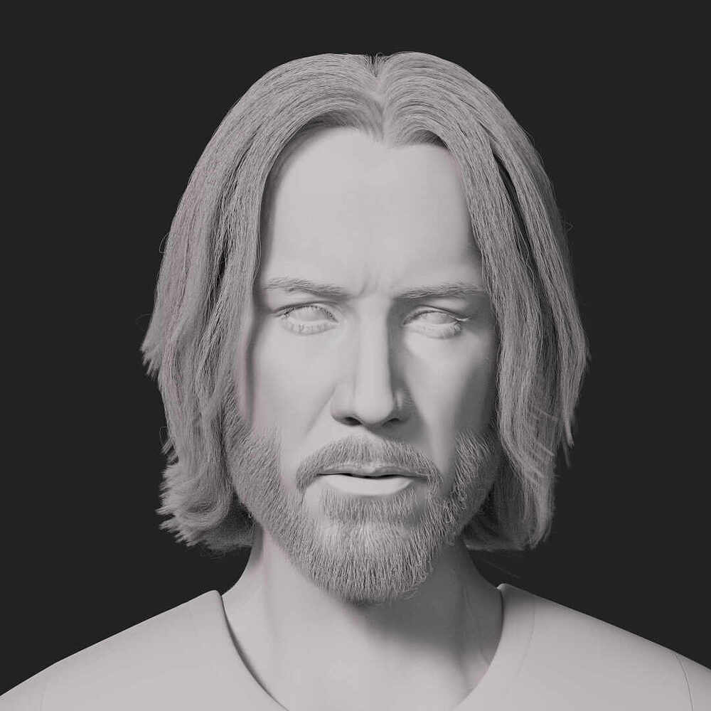 Keanu WIP ZBrushCentral