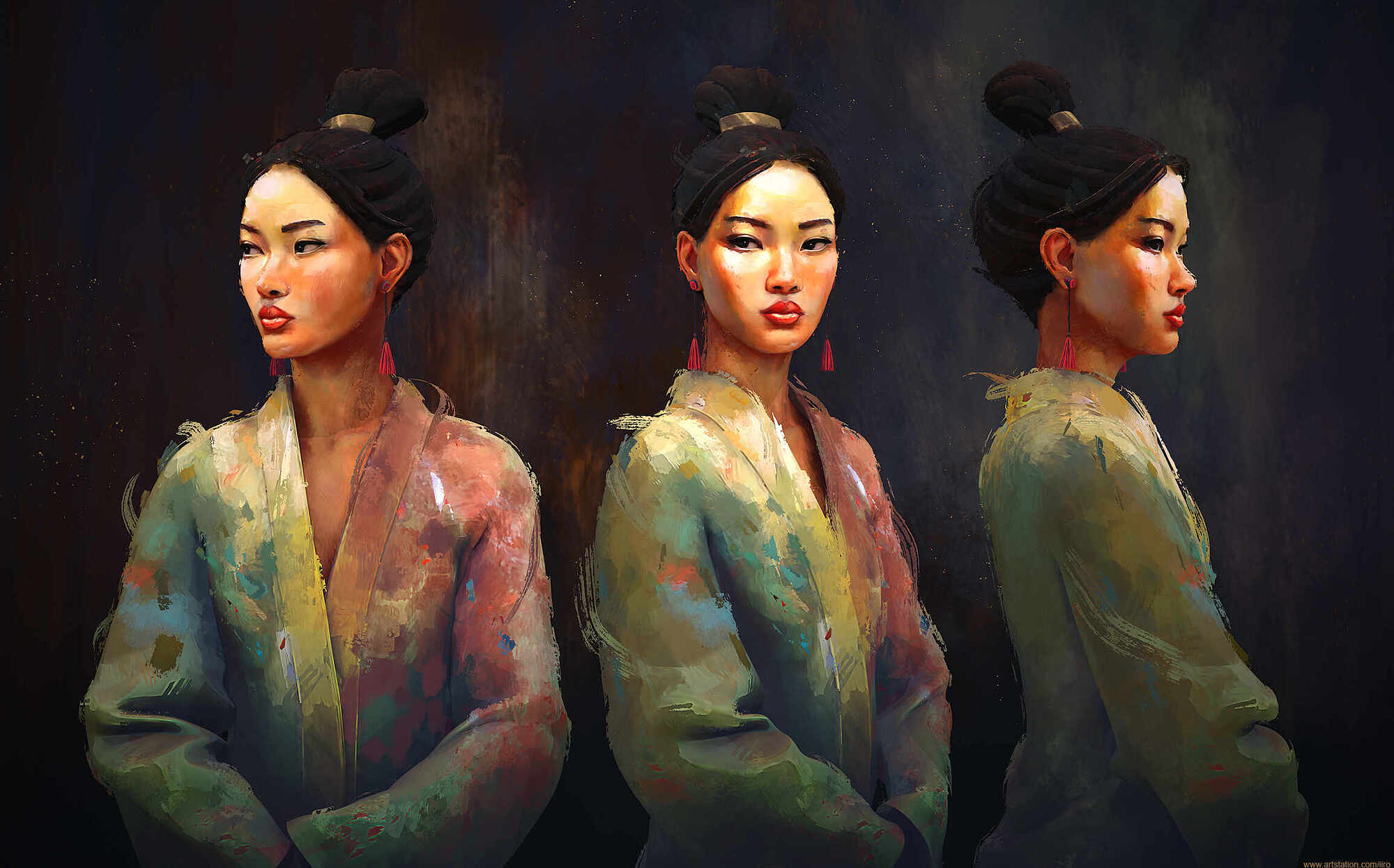 Painterly girl in 3D - ZBrushCentral