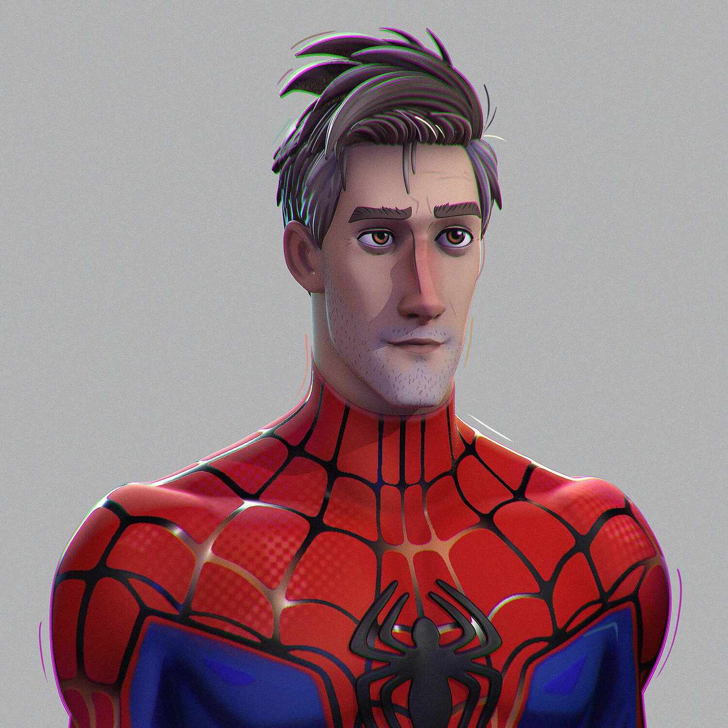 Peter B. Parker - Across the Spiderverse fanart - ZBrushCentral
