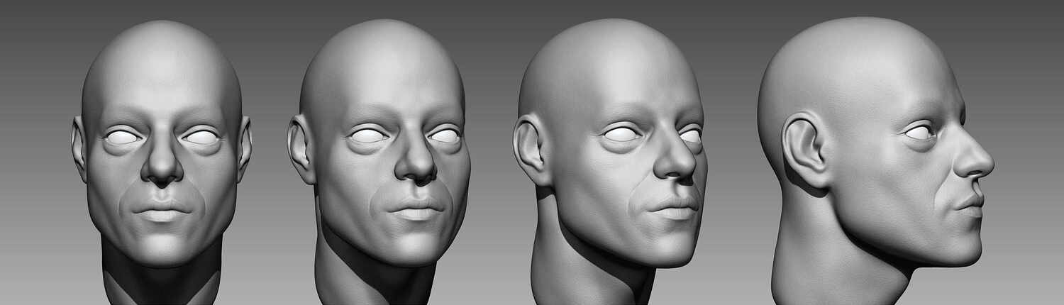 Head/Face study - ZBrushCentral