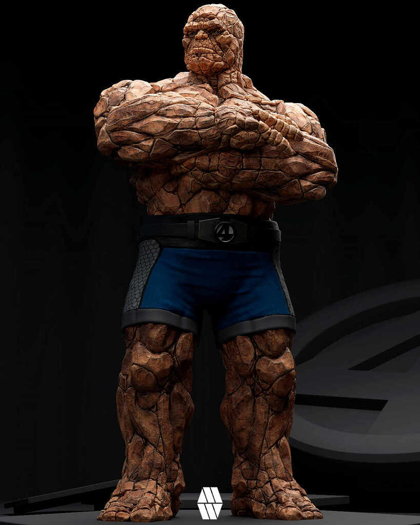 Ben Grimm AKA 'The Thing' concept - ZBrushCentral