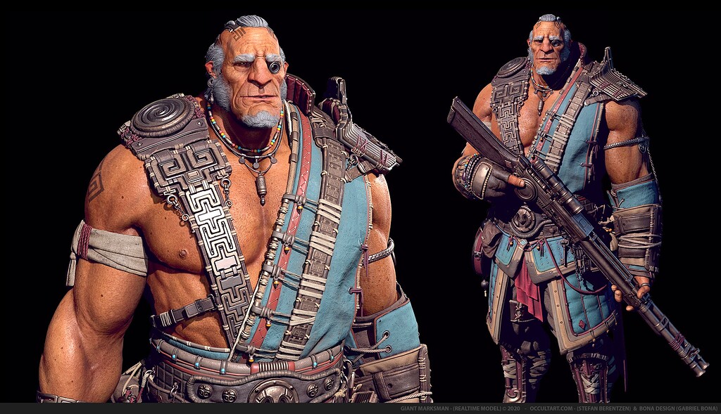 Next Gen Giant Marksman (Collab with OccultArt) - ZBrushCentral