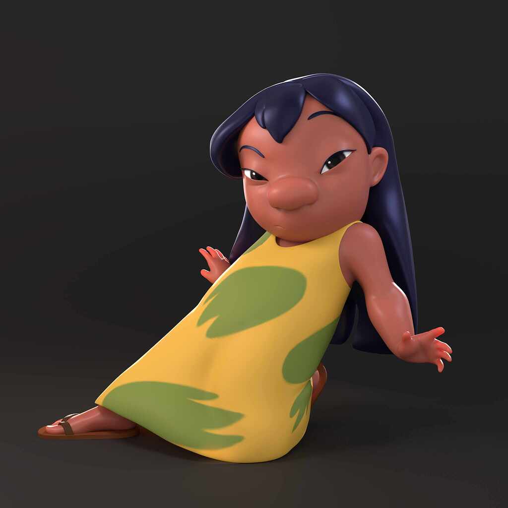 Lilo from Lilo and Stitch - ZBrushCentral