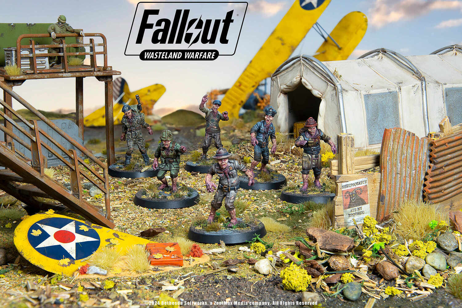 Fallout - Wasteland Warfare Ghouls 32mm - ZBrushCentral