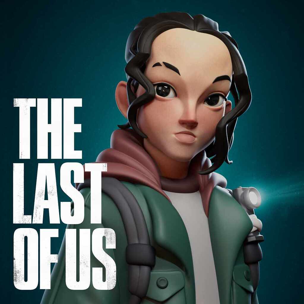 The Last of Us - Ellie - ZBrushCentral