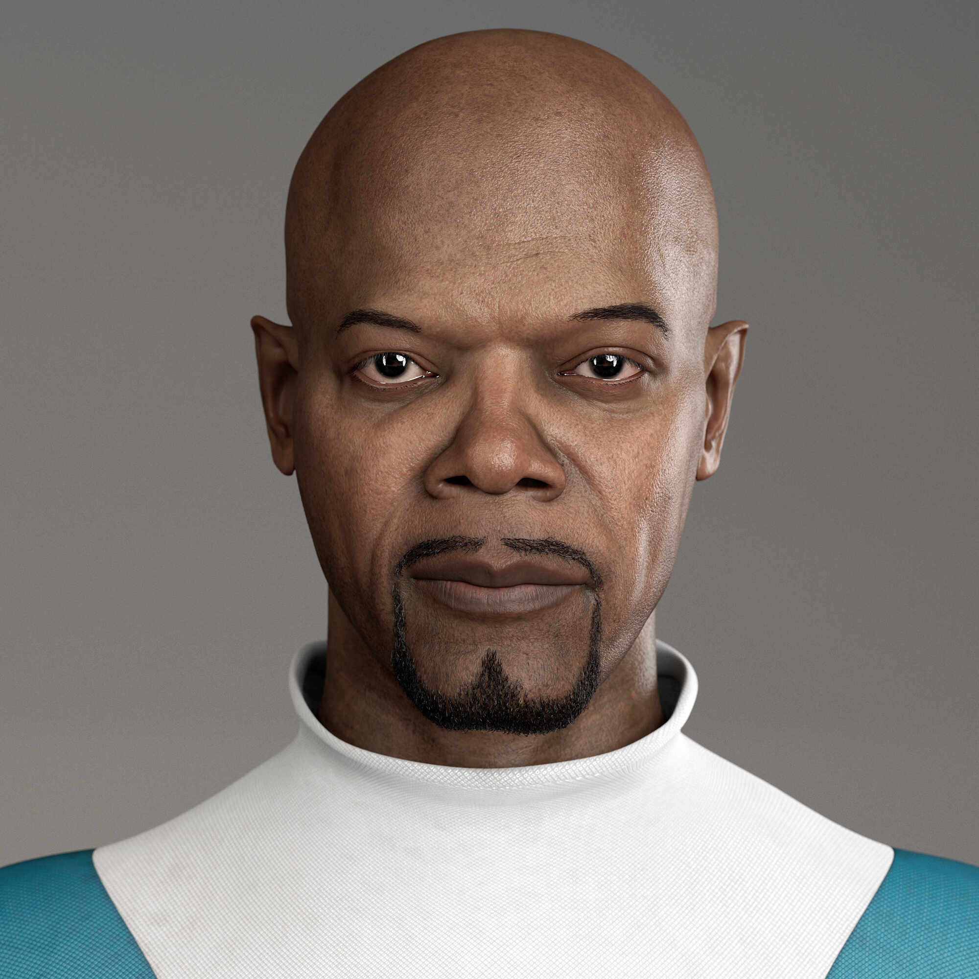 Samuel L. Jackson as FROZONE - ZBrushCentral