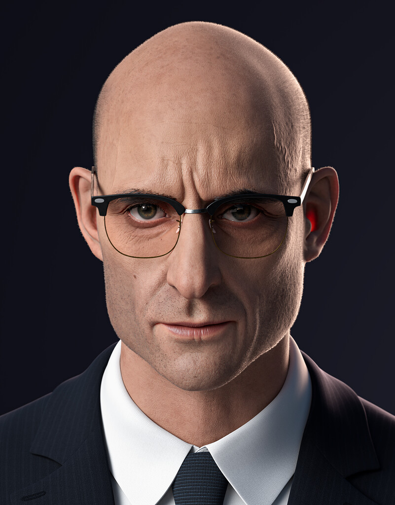 Mark Strong / Merlin - ZBrushCentral