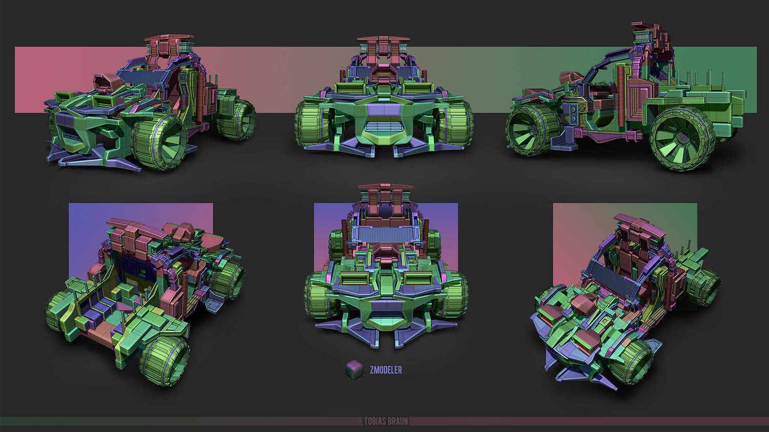 ZModeler Toy Car - ZBrushCentral