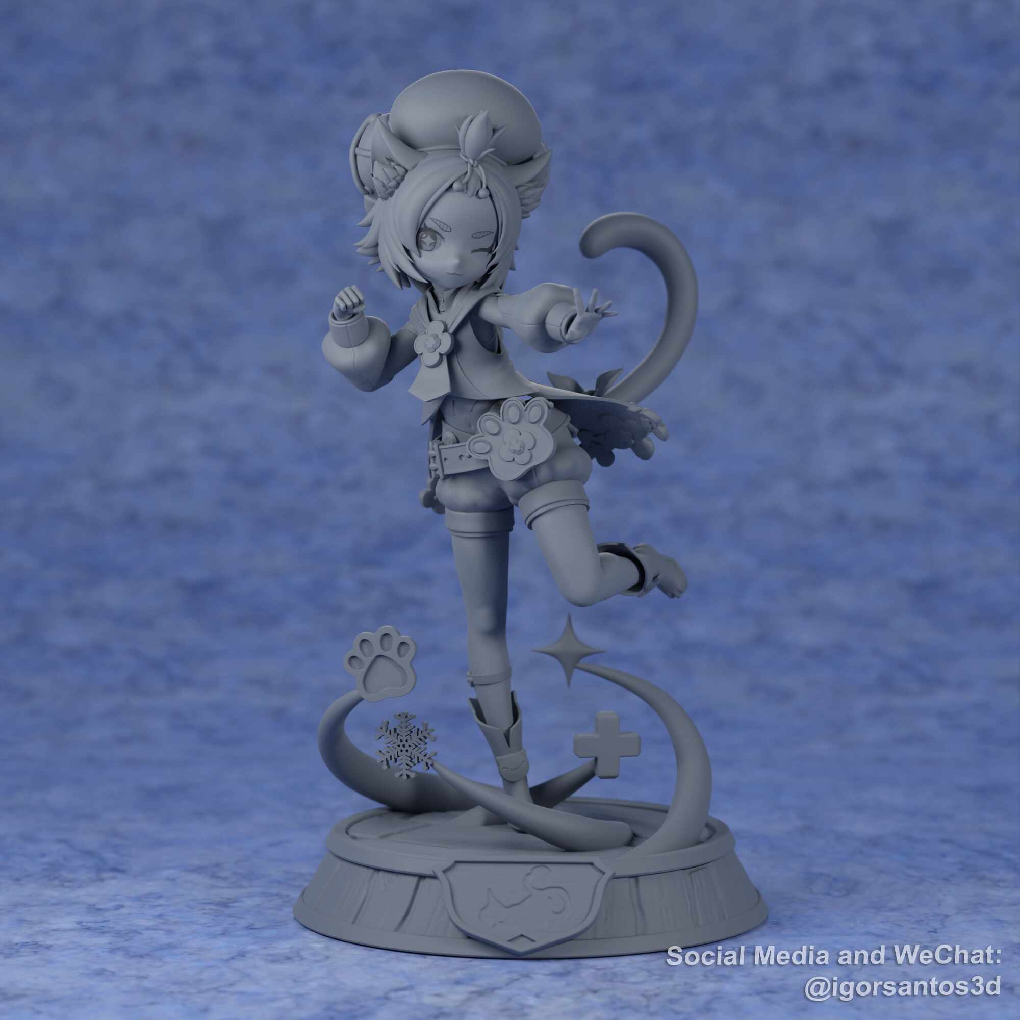 Diona Genshin Impact Figure - ZBrushCentral