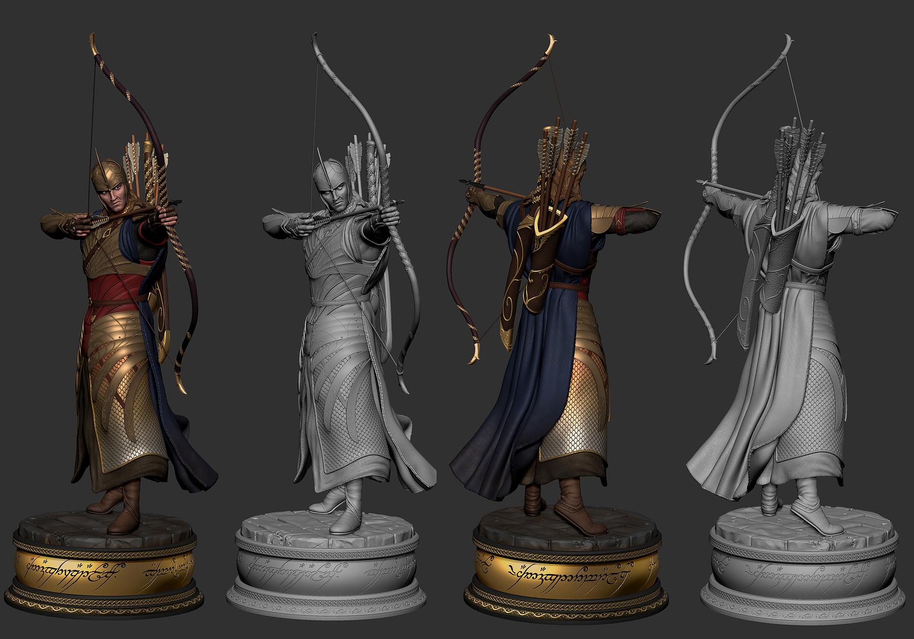 The Galadhrim Warrior - ZBrushCentral