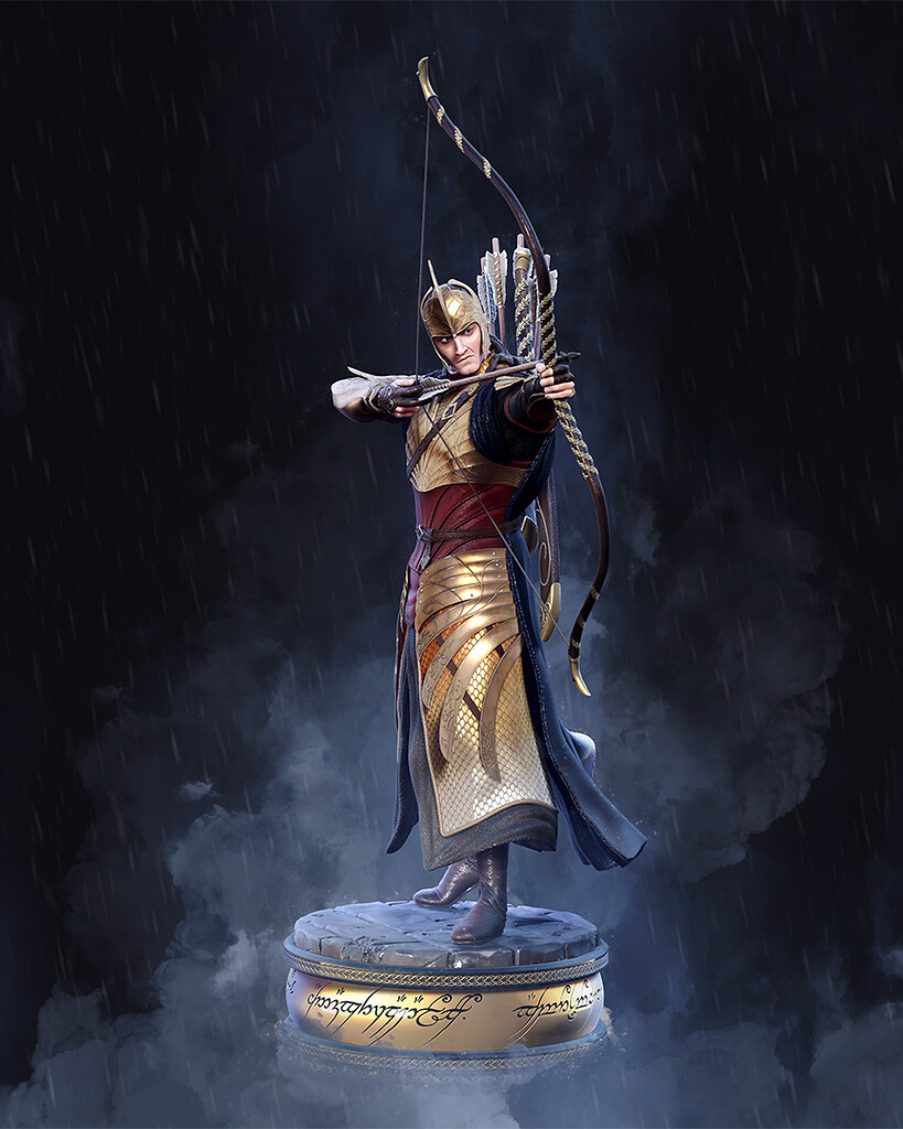 The Galadhrim Warrior - #5 by Mark77 - ZBrushCentral