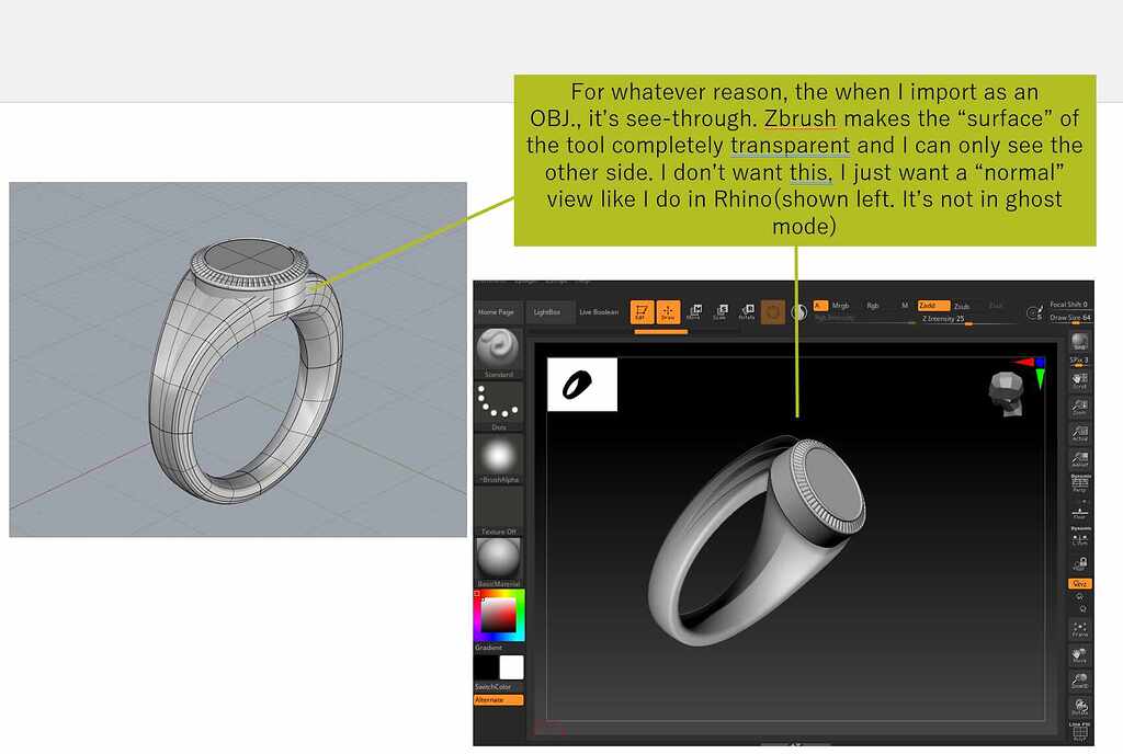 How to turn of the tool's Ghost mode - ZBrushCentral