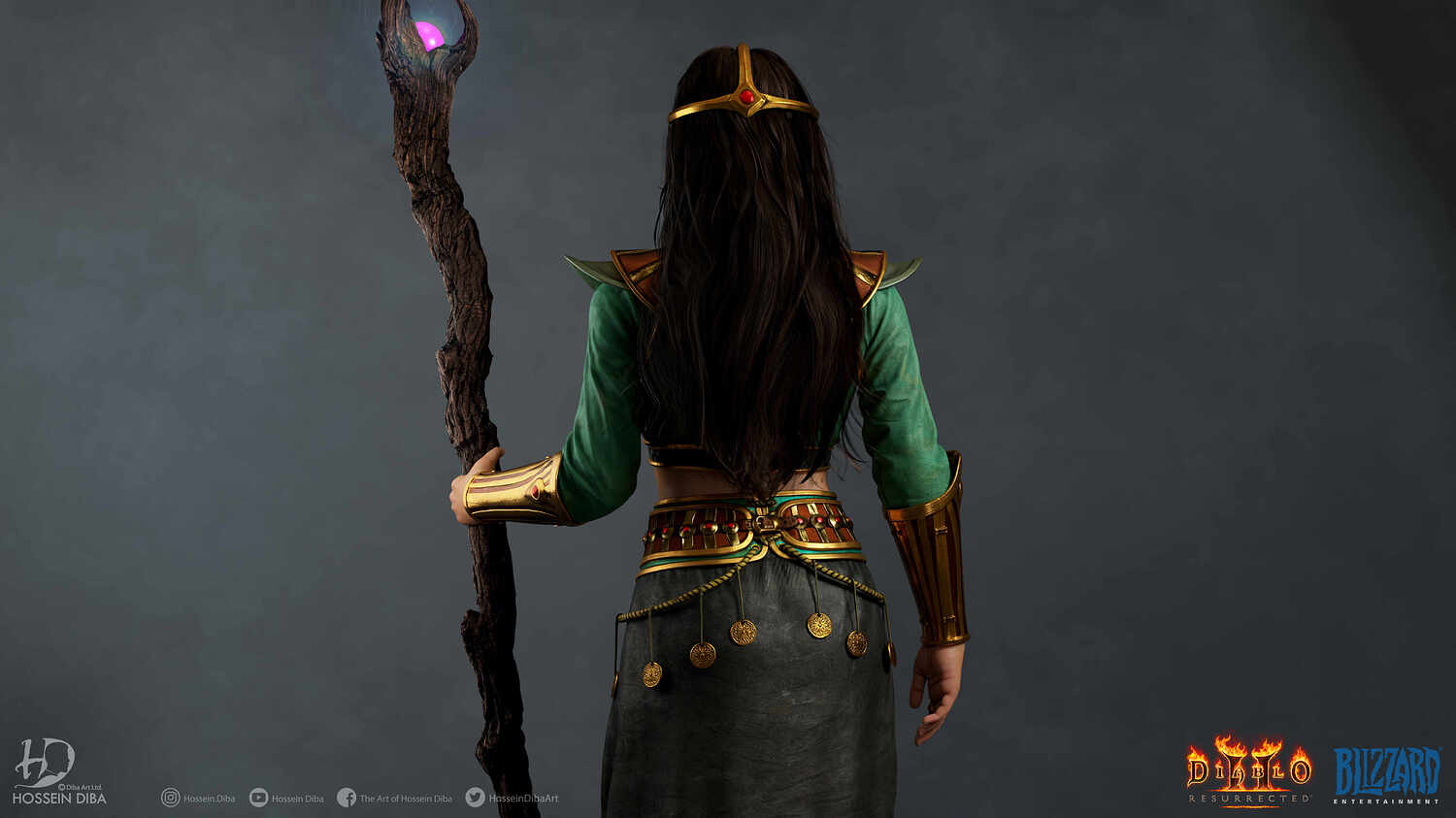 Diablo II: Resurrected Sorceress - ZBrushCentral