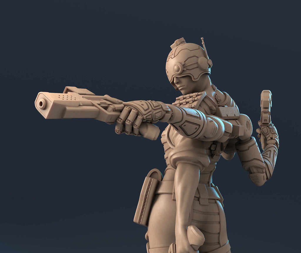 Hacker - Human Interface Miniature - ZBrushCentral