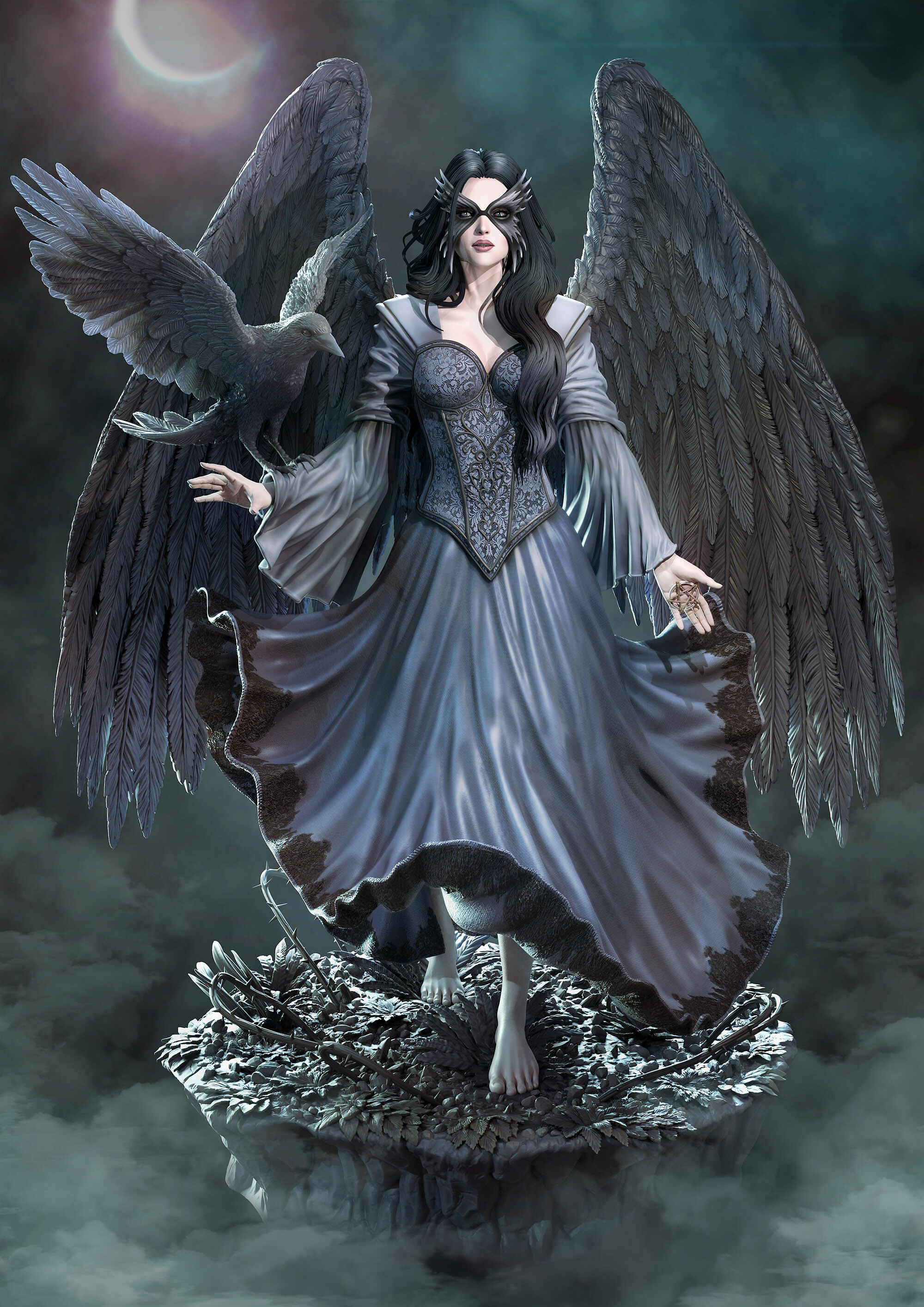 Raven - Anne Stokes - ZBrushCentral