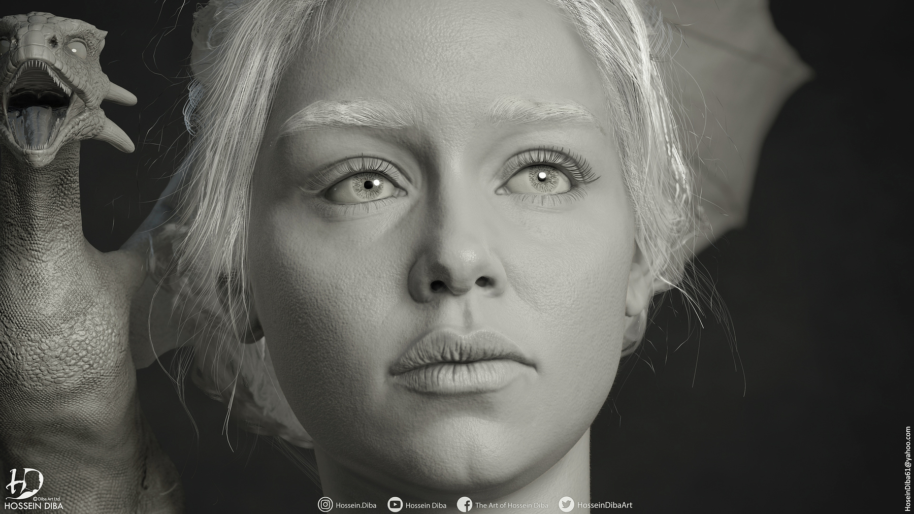 3D Model of Khaleesi (Real Time) - ZBrushCentral