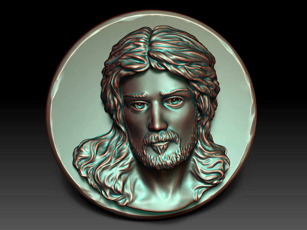 Portrait of Jesus Christ as a Bas-Relief Wall Sculpture - ZBrushCentral
