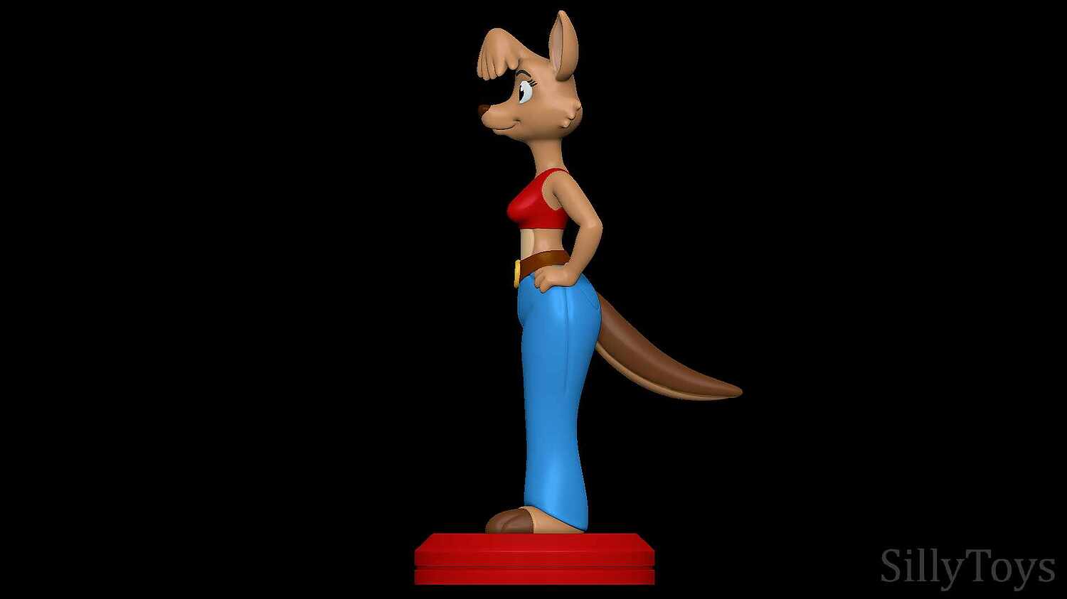 Matilda Roo Skippy Adventures in Bushtown 3D print - ZBrushCentral