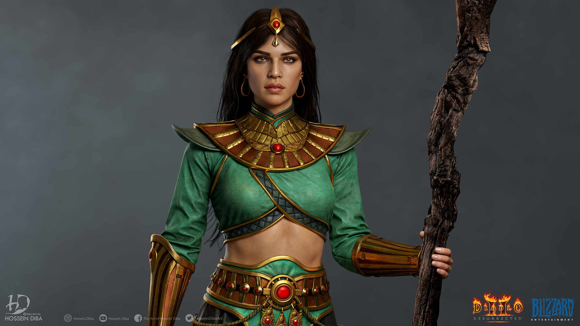 Diablo II: Resurrected Sorceress - ZBrushCentral